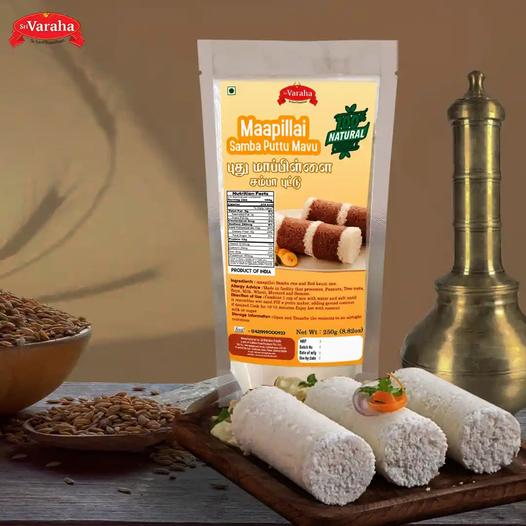 Mappillai Samba Puttu Mix Recipe | Sri Varaha Foods – SriVaraha Foods